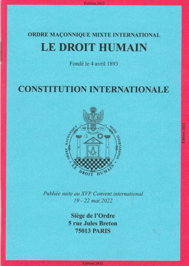 Notre organisation - Droit Humain