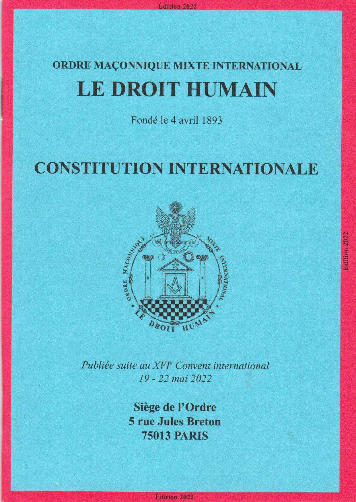Notre organisation - Droit Humain